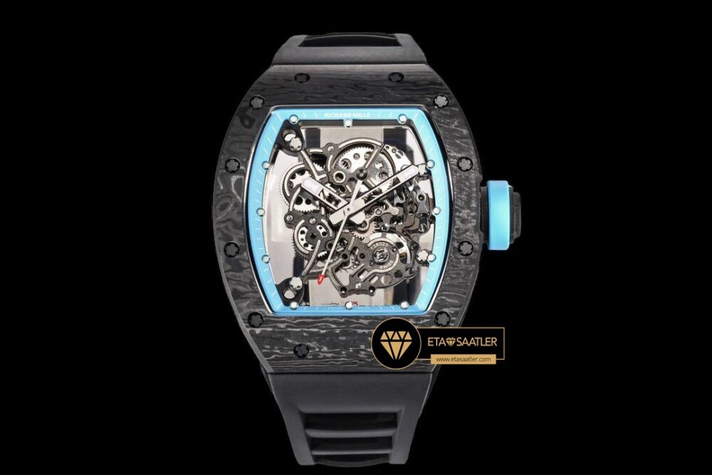 Richard Mille Carbon RM055 NTPT Bubba Watson Mavi Çerçeveli BBR Factory ...