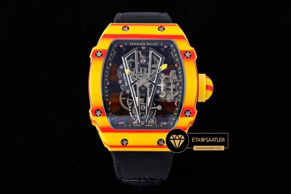 Richard Mille RM027-03 Rafael Nadal Yellow Red ETA