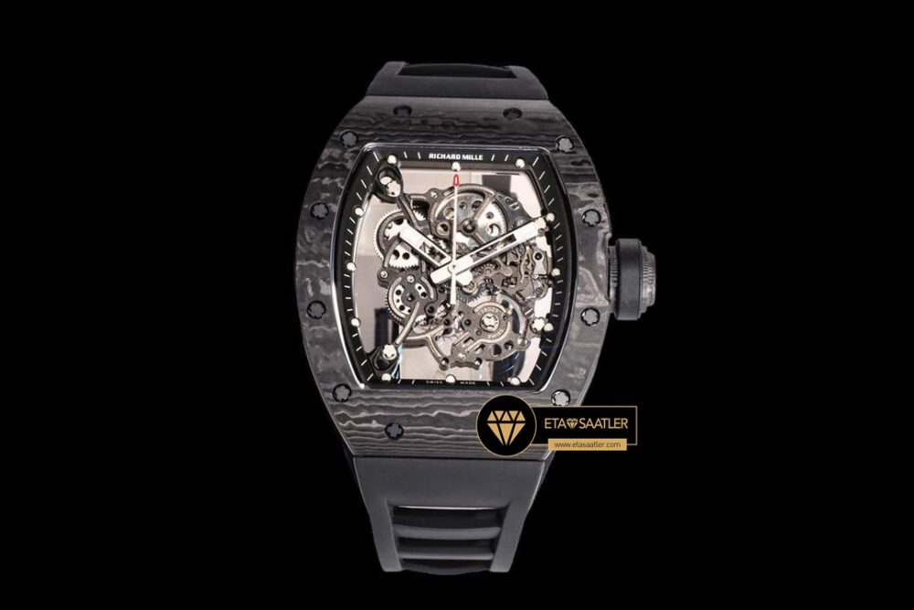 Richard Mille RM055 NTPT Carbon Kasa Bubba Watson Siyah Çerçeve BBR ...