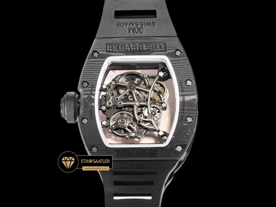 Richard Mille RM055 NTPT Carbon Kasa Bubba Watson Siyah Çerçeve BBR ...