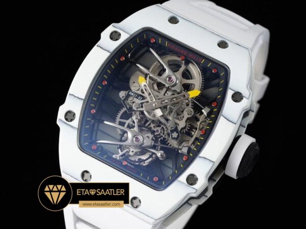 Richard Mille RM27-02 Tourbillon Rafael Nadal Beyaz Karbon ETA