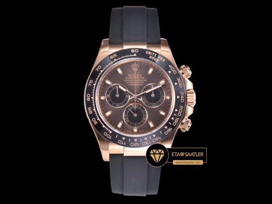 Rolex Daytona 116515 Oysterflex Kordon Chocolate Kadran Clean 4130 V2 ETA