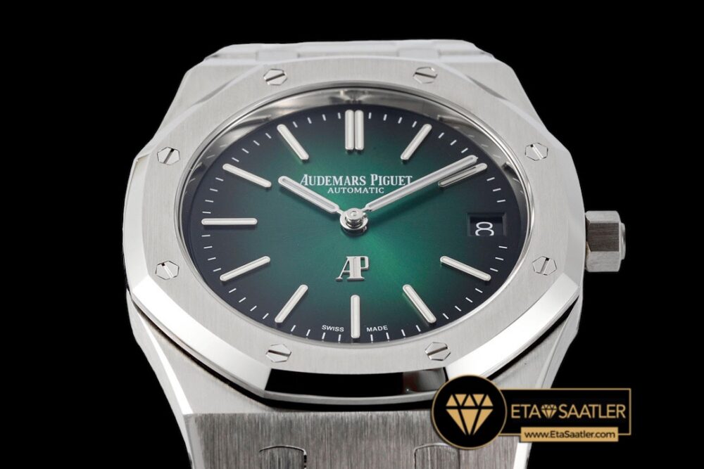 Audemars Piguet Royal Oak Extra Thin 16202PT 50.Yıl Yeşil Kadran Super ...
