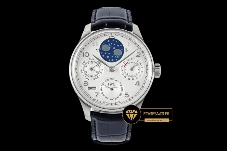 IWC Portuguese IW503406 Çelik Perpetual Calendar Super Clone ETA