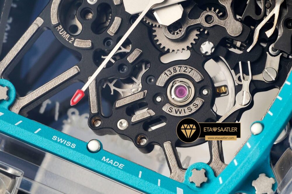 Richard Mille AET RM35-01 RAFA Karbon DLC Safir Cam Kasa SONIC V2 ETA