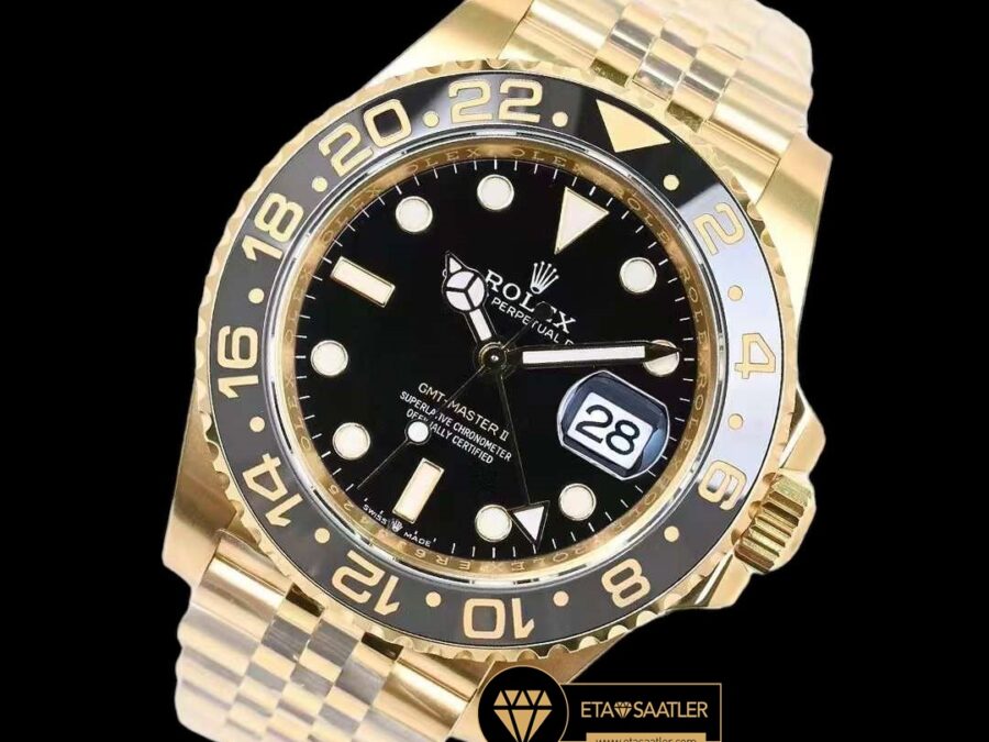 Rolex Gmt-Master II Gold EW Factory 3285 Jubile 904L Çelik Seramik ...