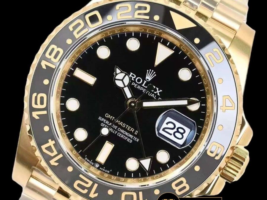 Rolex Gmt-Master II Gold EW Factory 3285 Jubile 904L Çelik Seramik ...