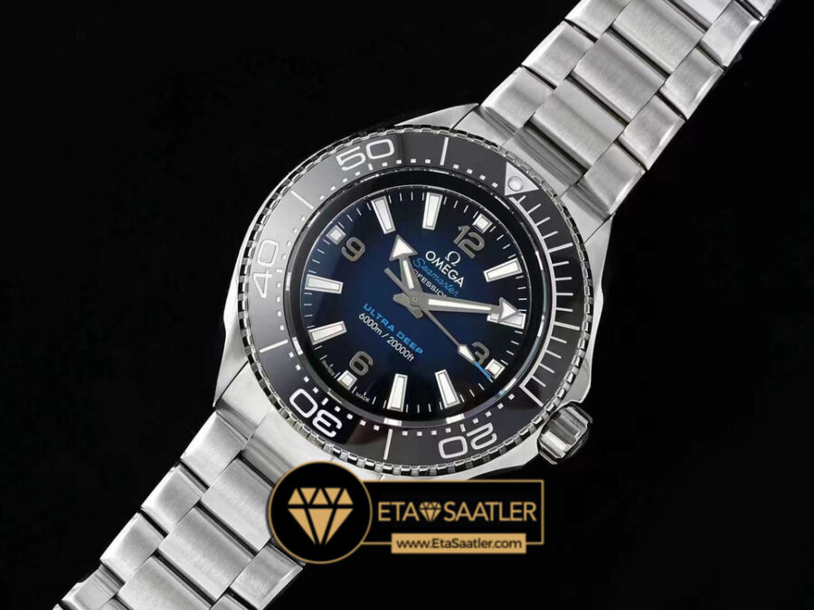 Omega Titanium Seamaster Planet Ocean Ultra Deep Blue Super Clone ETA