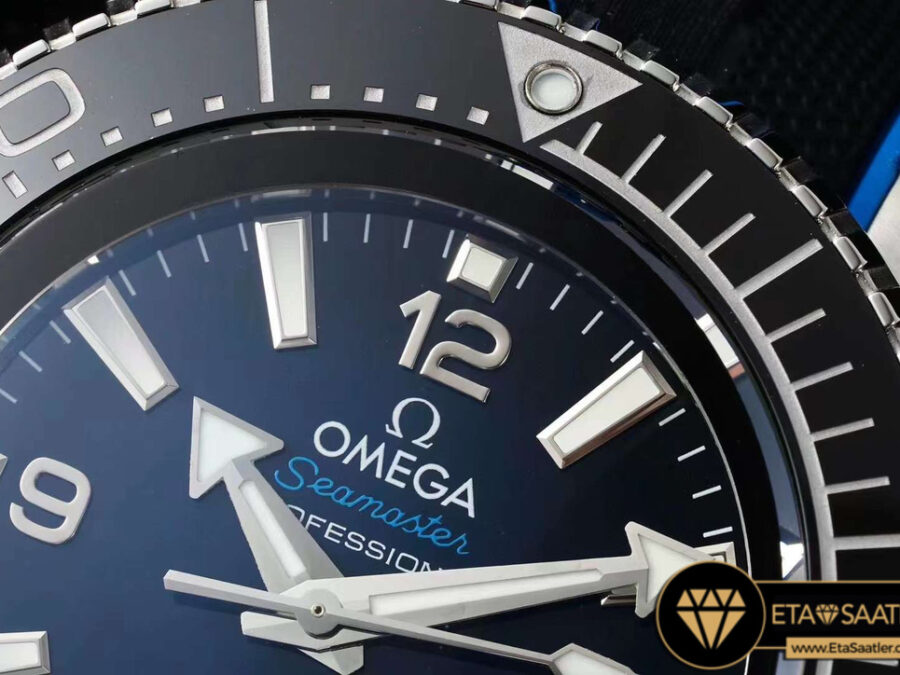 Omega Titanium Seamaster Planet Ocean Ultra Deep Blue Rubber Super ...