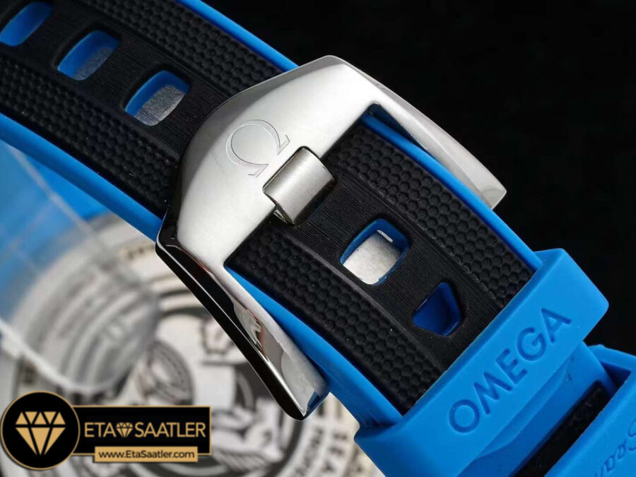 Omega Titanium Seamaster Planet Ocean Ultra Deep Blue Rubber Super ...