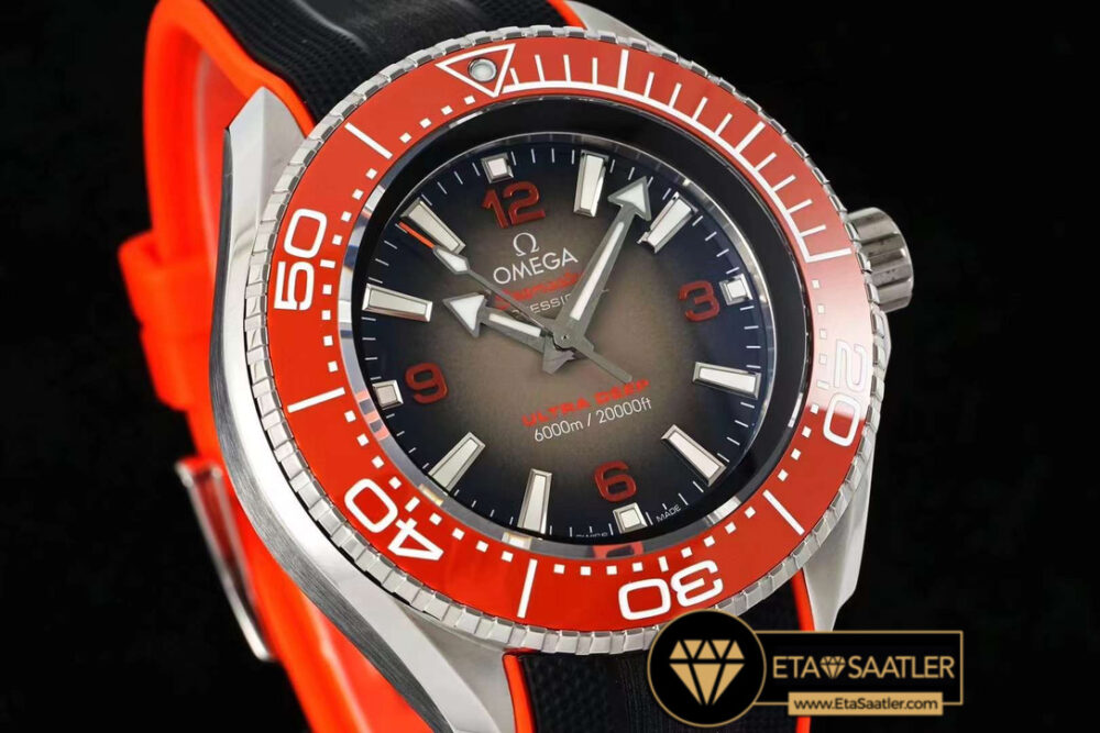 Omega Titanium Seamaster Planet Ocean Ultra Deep Omega Rubber Super ...
