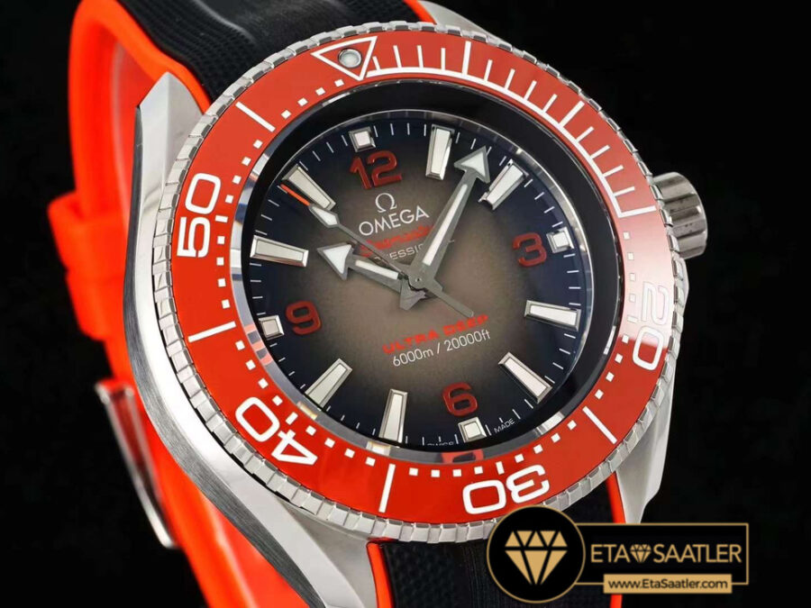 Omega Titanium Seamaster Planet Ocean Ultra Deep Omega Rubber Super ...