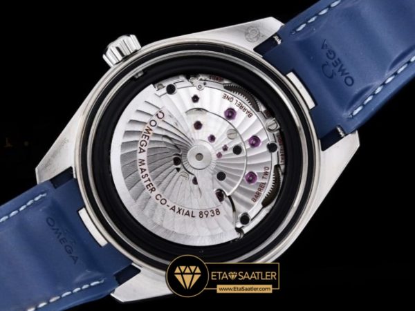 Omega Aqua Terra World Timer Blue Rubber Strap Super Clone ETA