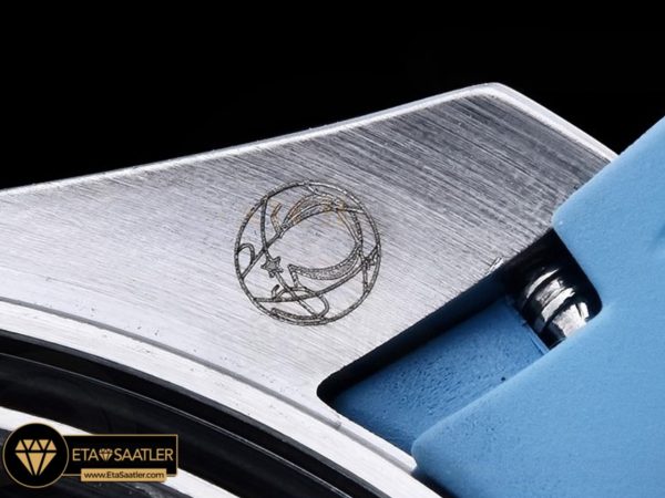 Omega Aqua Terra World Timer Summer Blue Rubber Strap Super Clone ETA
