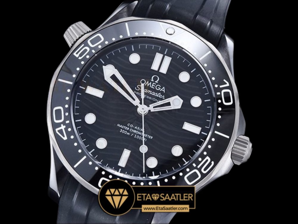 Omega Seamaster Diver 300m Black Ceramic and Titanyum Super Clone ETA
