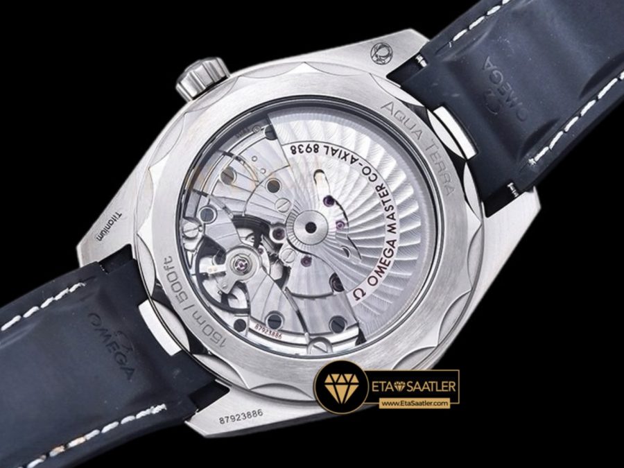 Omega Aqua Terra World Timer Titanium Rubber Strap Super Clone ETA