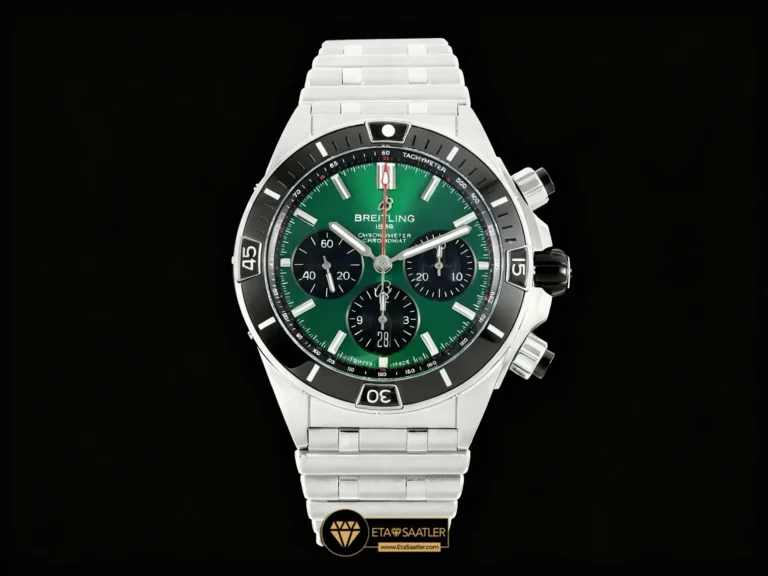 Breitling Super Chronomat B01 44 mm Seramik Bezel Yeşil Kadran Super ...