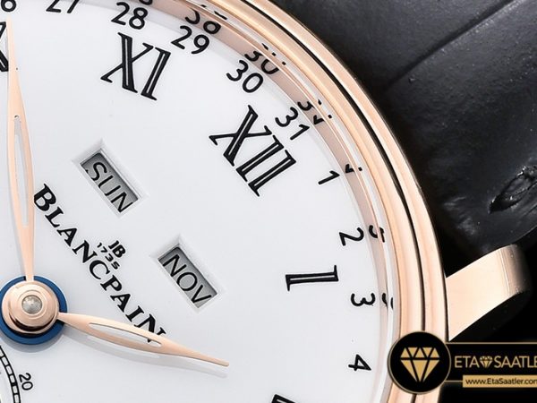 Blancpain Villeret Complications Rose Gold Beyaz Kadran Eta