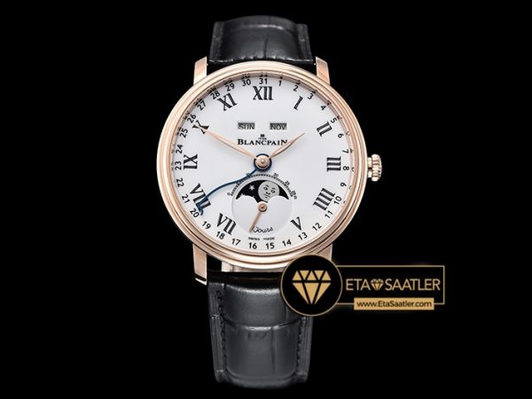 Blancpain Villeret Complications Rose Gold Beyaz Kadran Eta