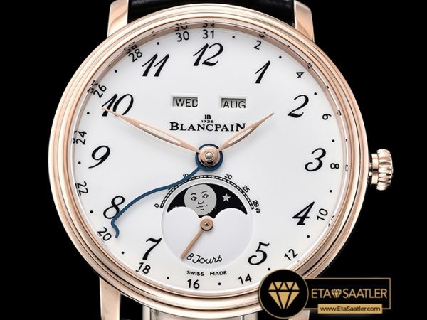 Blancpain Villeret Complications Rose Gold Numerik Beyaz Kadran Eta