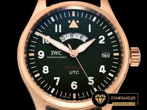 IWC Pilot Classic IW327101 Utc Spitfire Ed "Mj271" Clone ETA