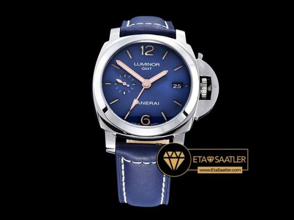 Panerai Luminor GMT 1950 PAM688 3 Days Çelik Kasa Mavi Kadran ETA