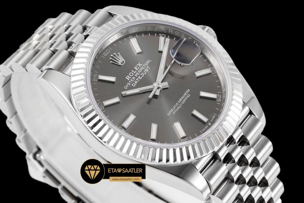 Rolex Datejust 3235 Gri Kadran Clean Factory 41mm jubile 3235 Super ...