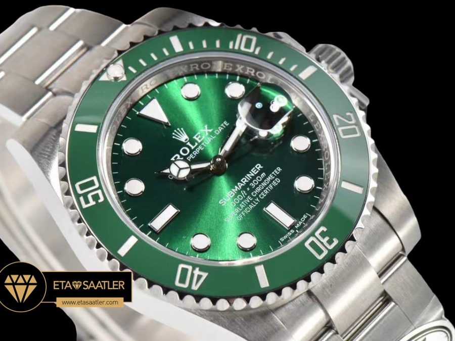 Rolex Submariner 116610LV Yeşil Seramik Bezel CLEAN Factory 3135 Super ...