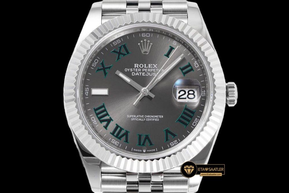 Rolex Datejust 3235 Wimbledon Kadran Clean Factory 41mm jubile 3235 ...